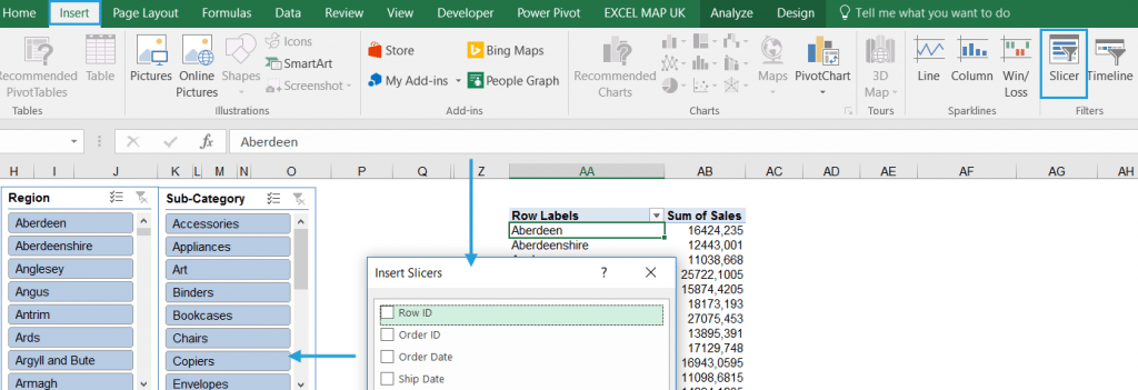 How to create an interactive Excel dashboard with slicers? – Example ... How to create an interactive Excel dashboard with slicers? – Example ...